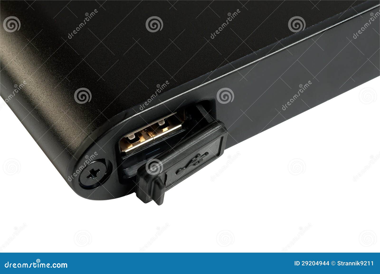 Waterproof, Dust-protected USB Port Stock Photo - Image of hard ...