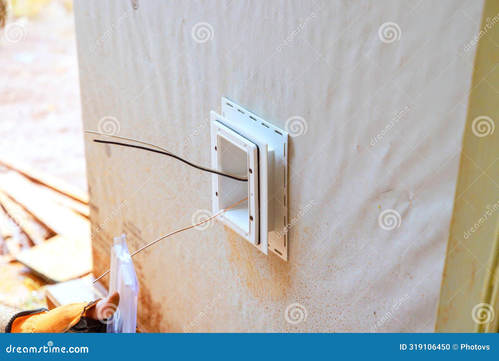 Waterproof Electrical Box is Mounted on Outside of Wall Using a Deep ...