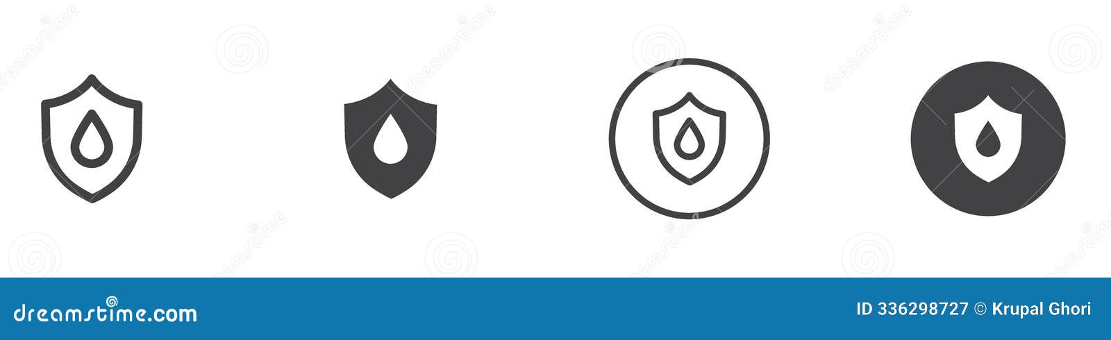 Waterproof Icon, Water Protection Icon ,label Sticker Logo Vector ...