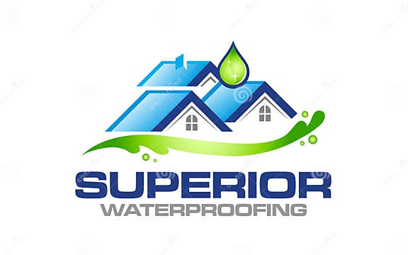 Waterproofing logo design stock vector. Illustration of abstract ...