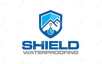 Waterproof logo design stock vector. Illustration of graphic - 187520466