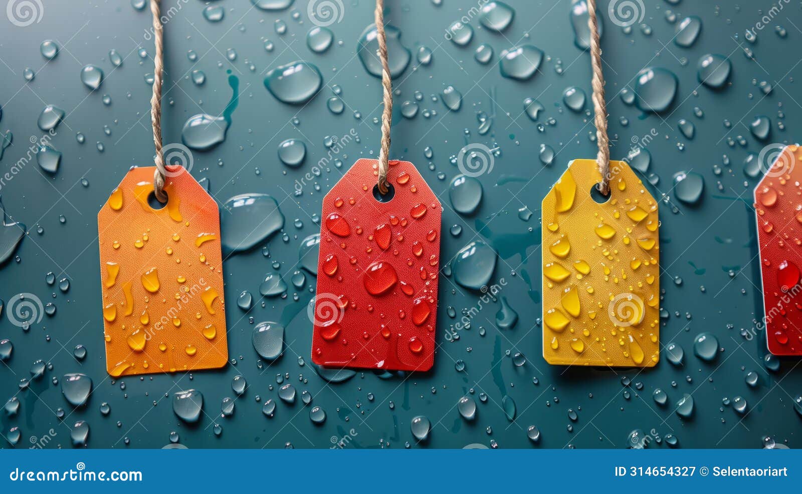 Waterproof Name Badges for Outdoor Learning Stock Illustration ...