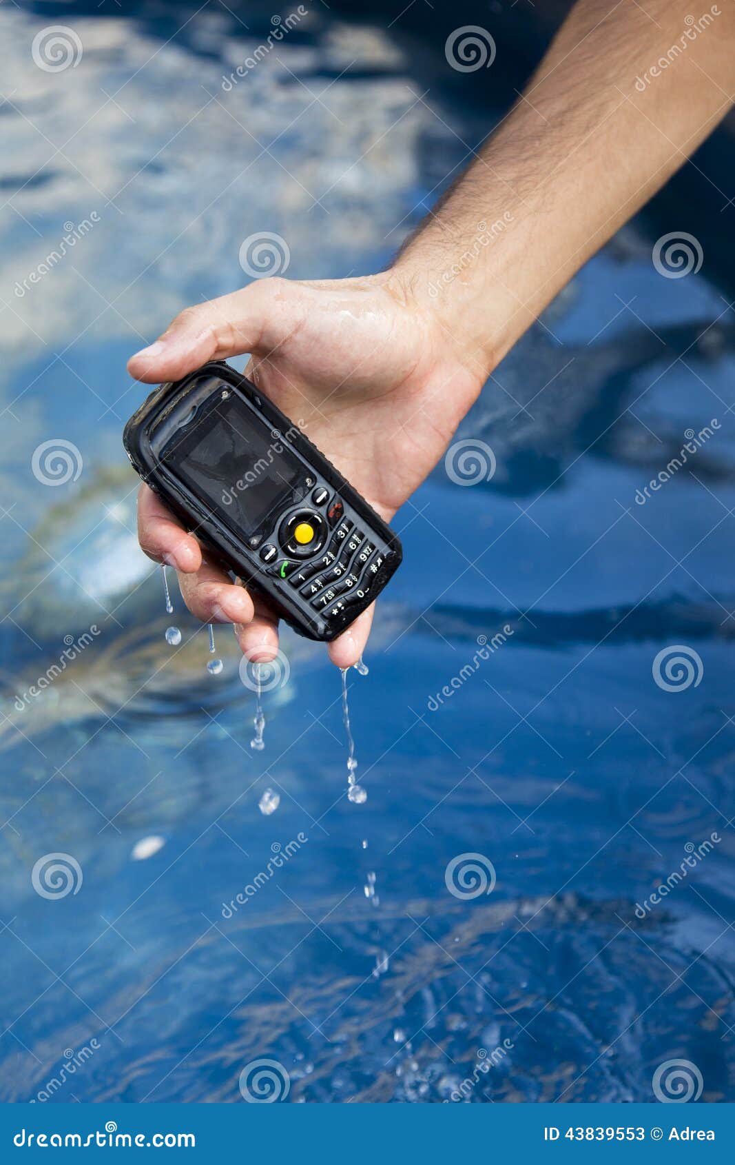 Testing a Rugged Mobile Phone Stock Image - Image of energy, digital ...