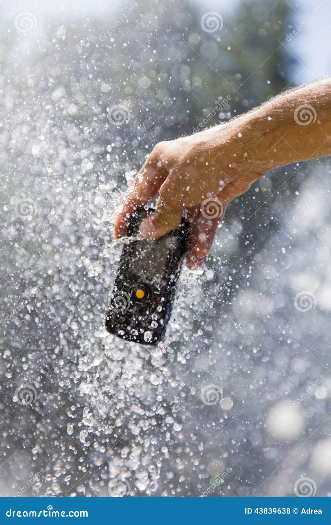 Testing a Rugged Mobile Phone Stock Photo - Image of equipment, message ...