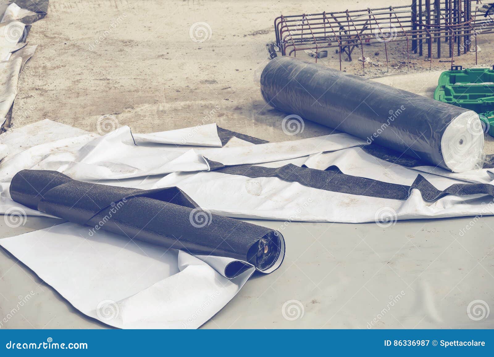 Waterproof rolls 3 stock image. Image of paper, gray - 86336987