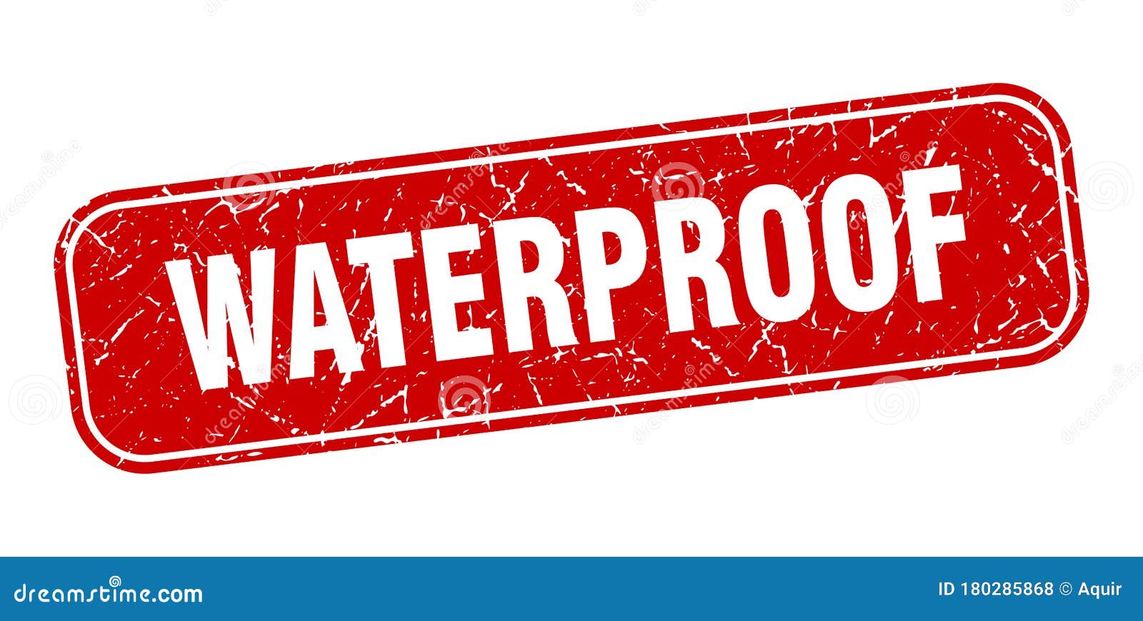 Waterproof Stamp. Waterproof Square Grungy Isolated Sign Stock Vector ...