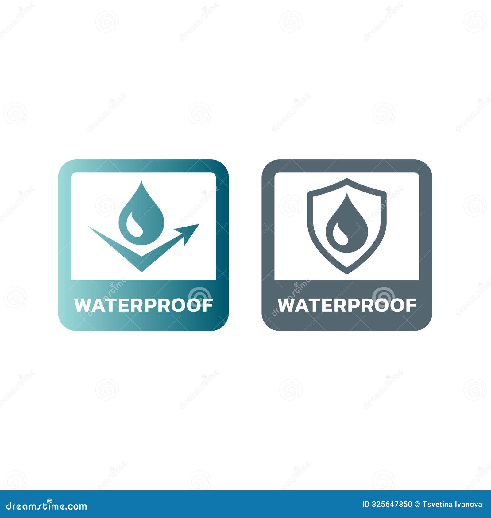 Waterproof Vector Stickers Set | CartoonDealer.com #142400118