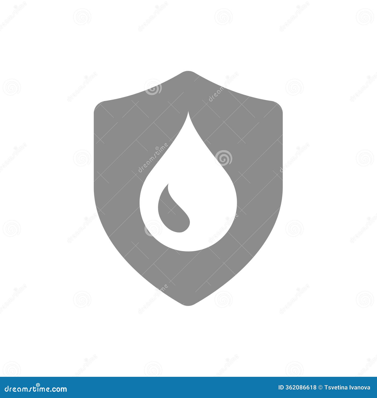 Waterproof vector label stock illustration. Illustration of proof ...
