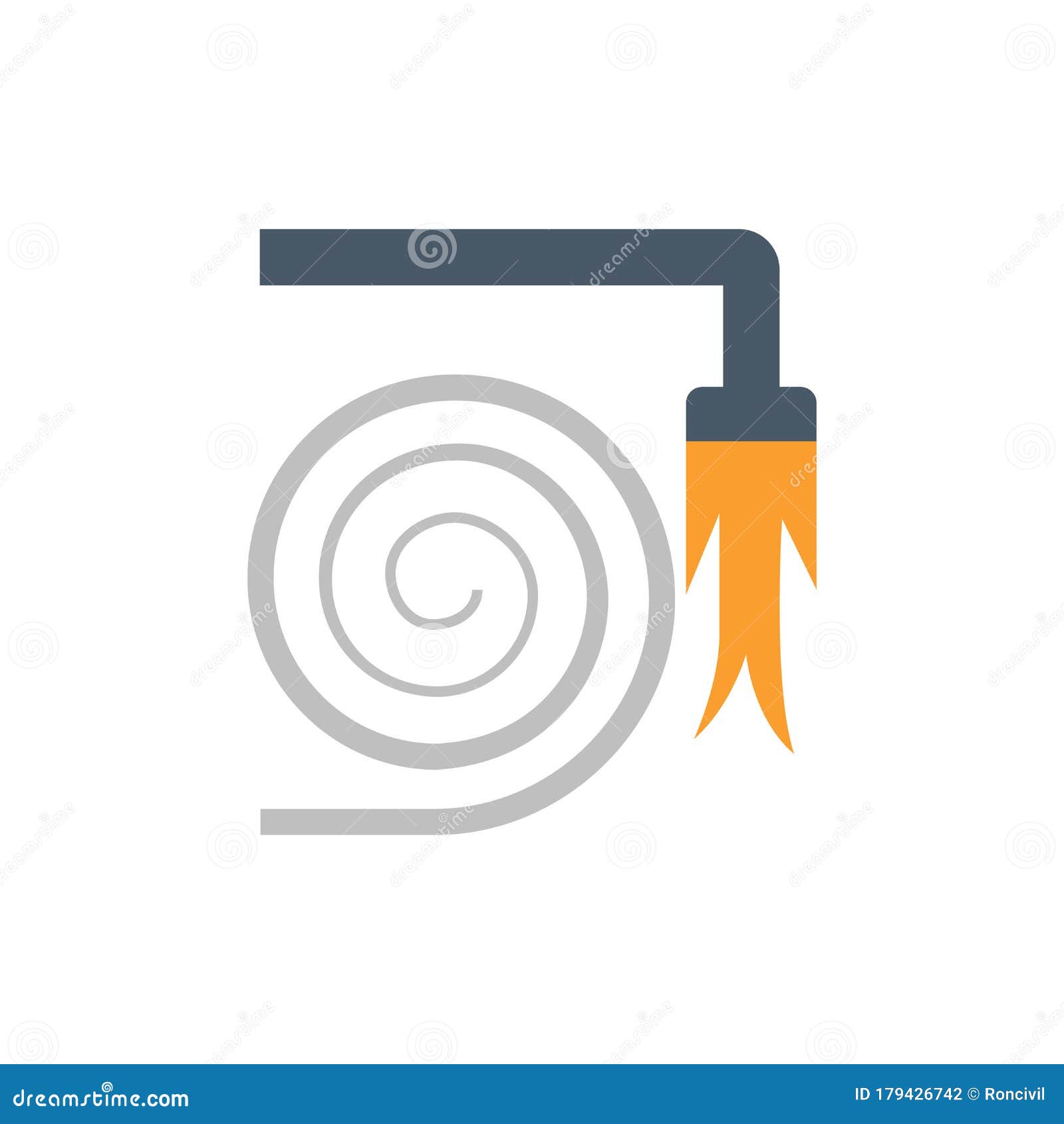 Waterproof water leak icon stock vector. Illustration of proof - 179426742