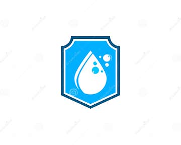 Waterproof Water Shield Logo Template Stock Vector - Illustration of ...