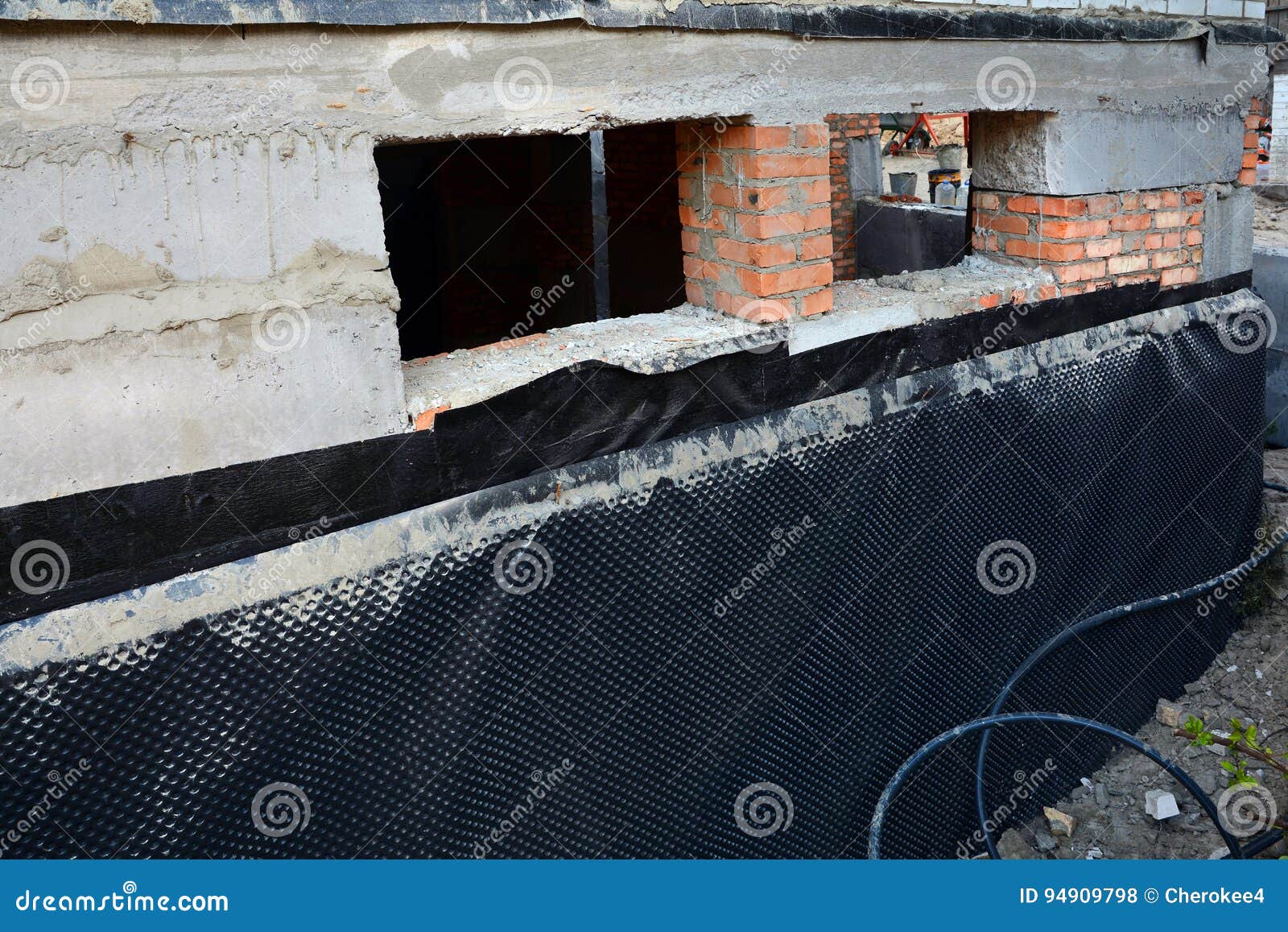 Waterproofing Foundation Bitumen. Foundation Waterproofing, Damp ...