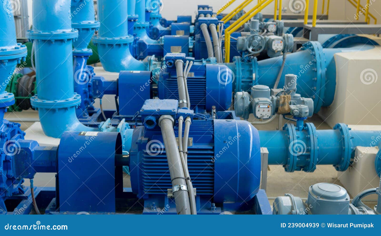 Waters pump factory stock image. Image of engine, machine - 239004939