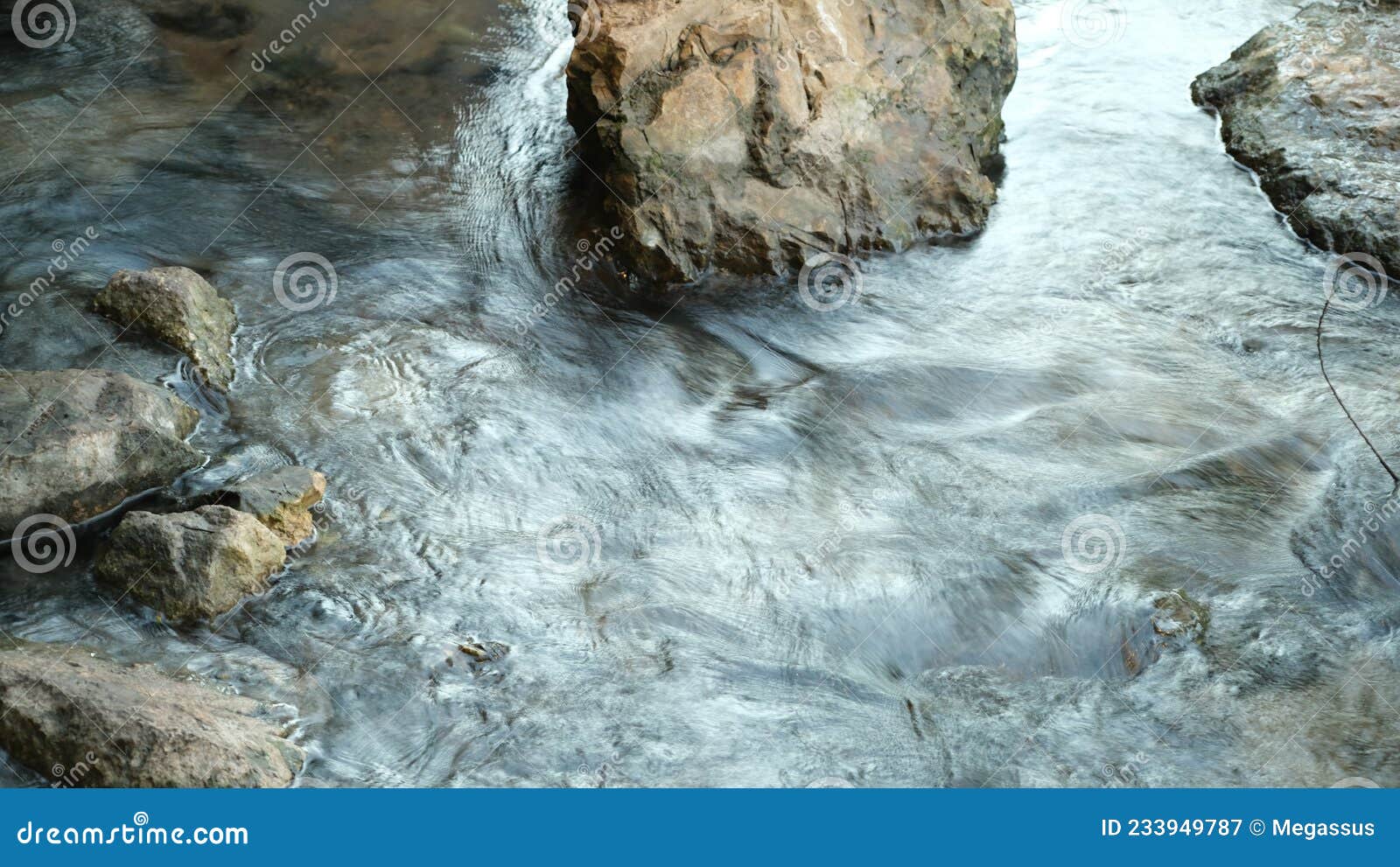 Waterscape of Streaming River Water Stock Image - Image of streaming ...