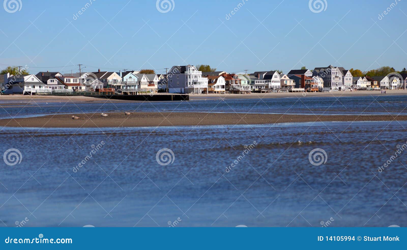 Waterside houses stock photo. Image of style, sand, home - 14105994