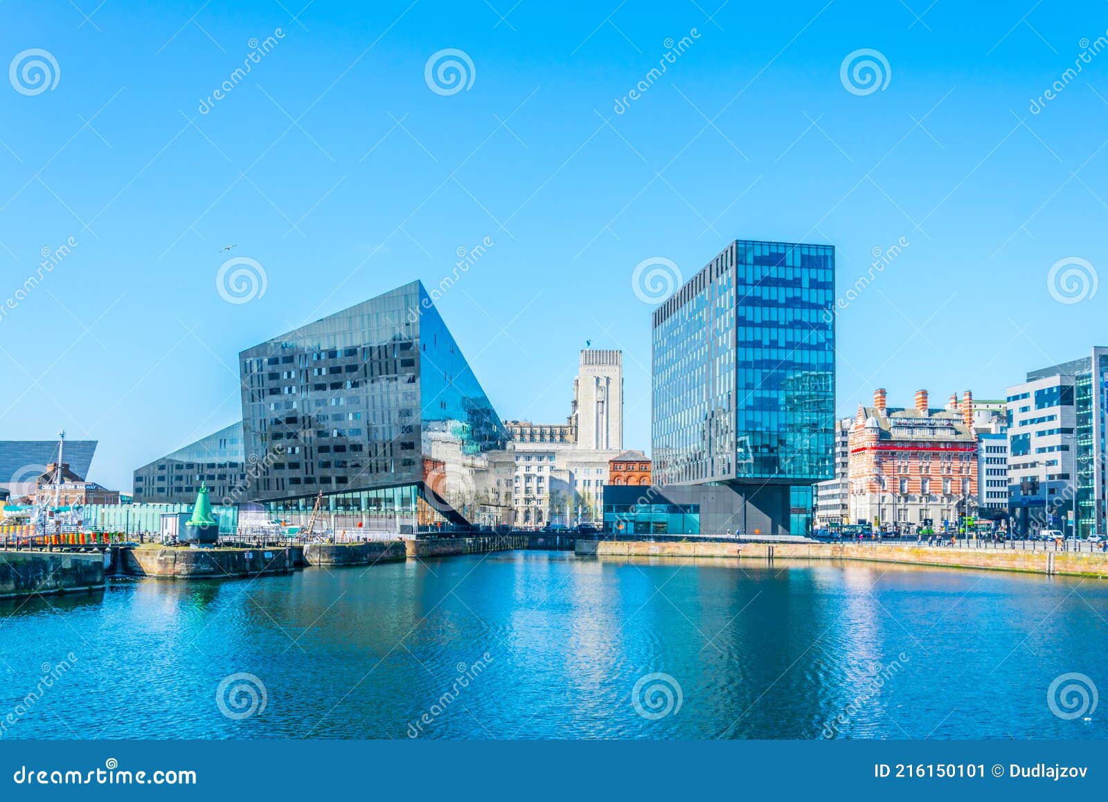 Waterside of Liverpool Dominated by the Museum of Liverpool and Open ...