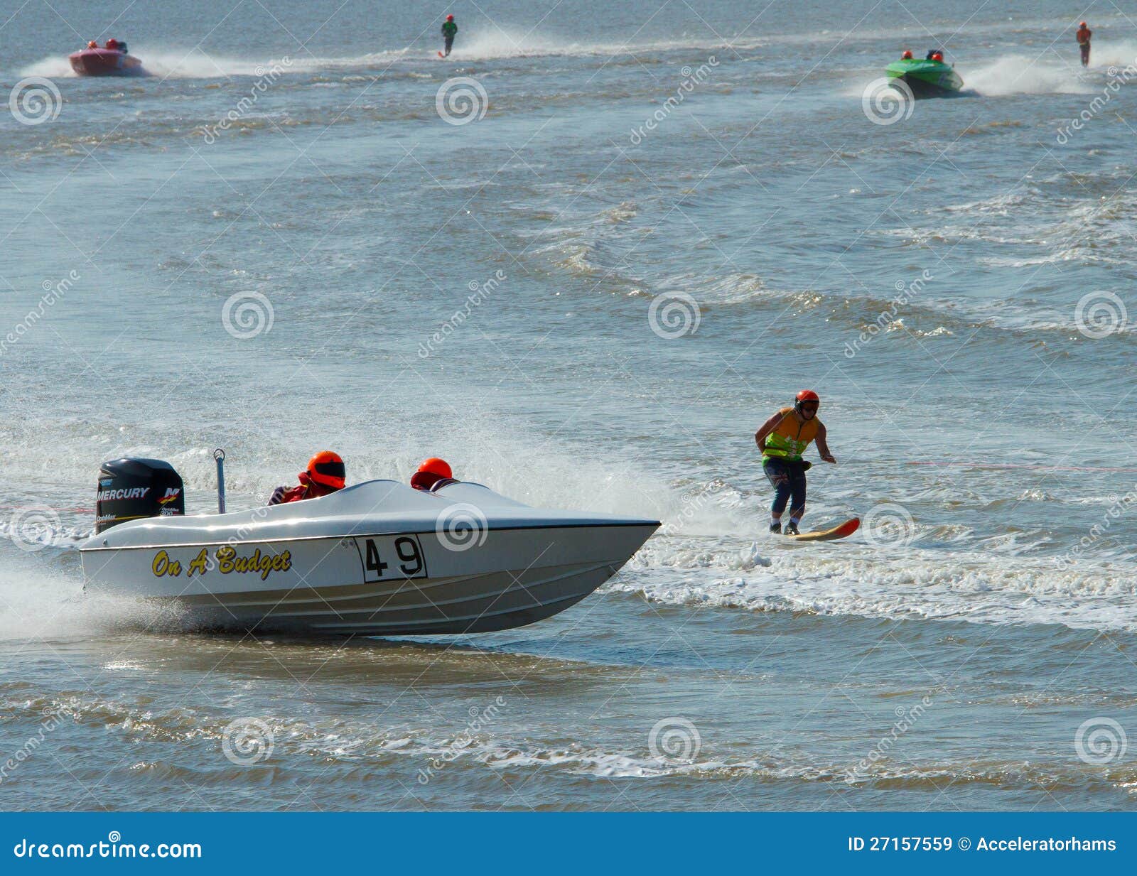 Waterski Racing editorial stock image. Image of race - 27157559