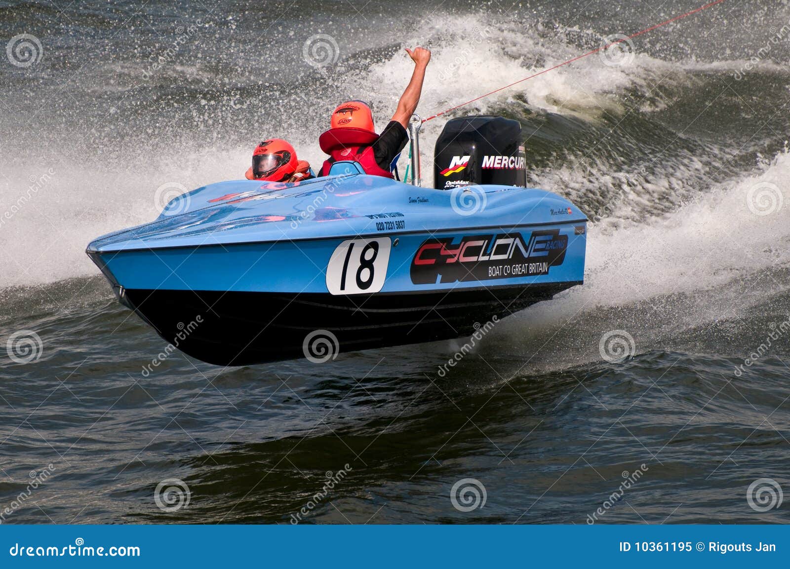 Waterski racing boat editorial image. Image of canal - 10361195