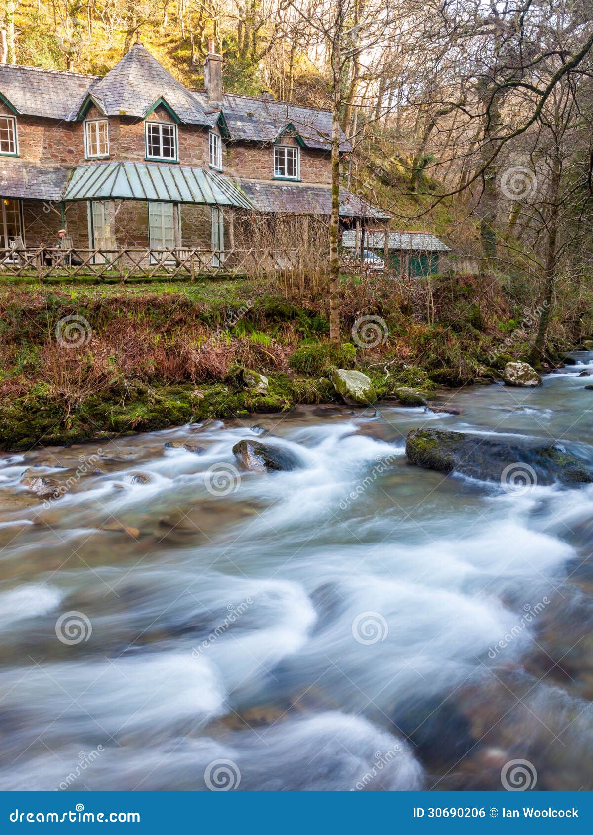 Watersmeet Devon England stock photo. Image of outside - 30690206