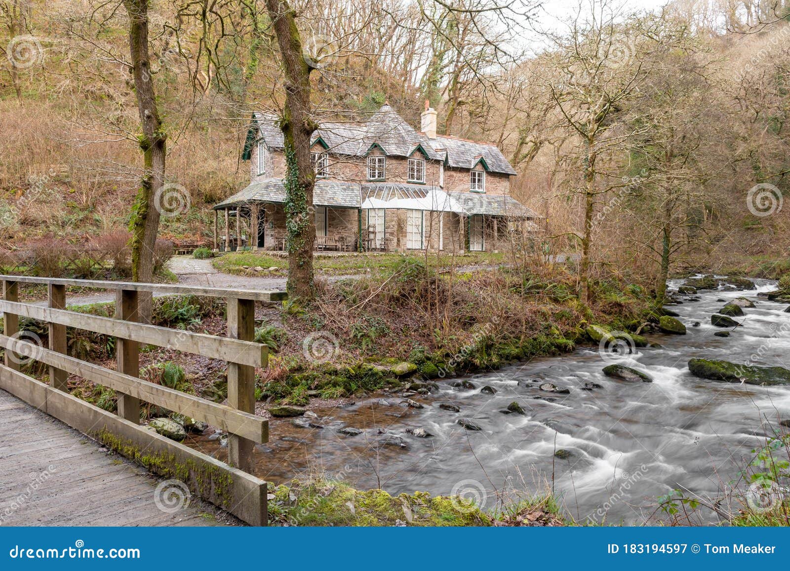 Watersmeet house stock image. Image of national, landmark - 183194597