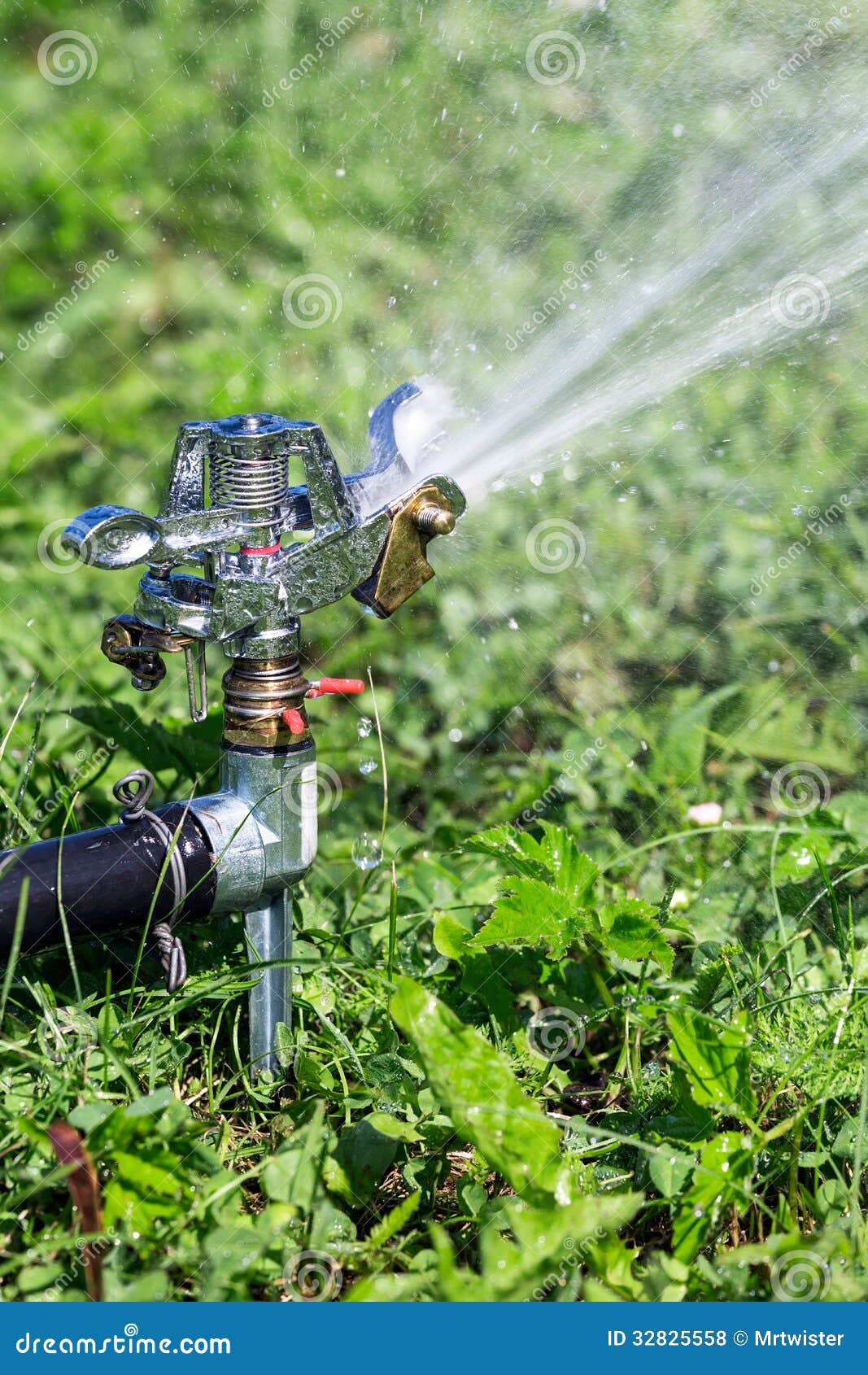 Watersproeier stock foto. Image of landbouw, gazon, groen - 32825558