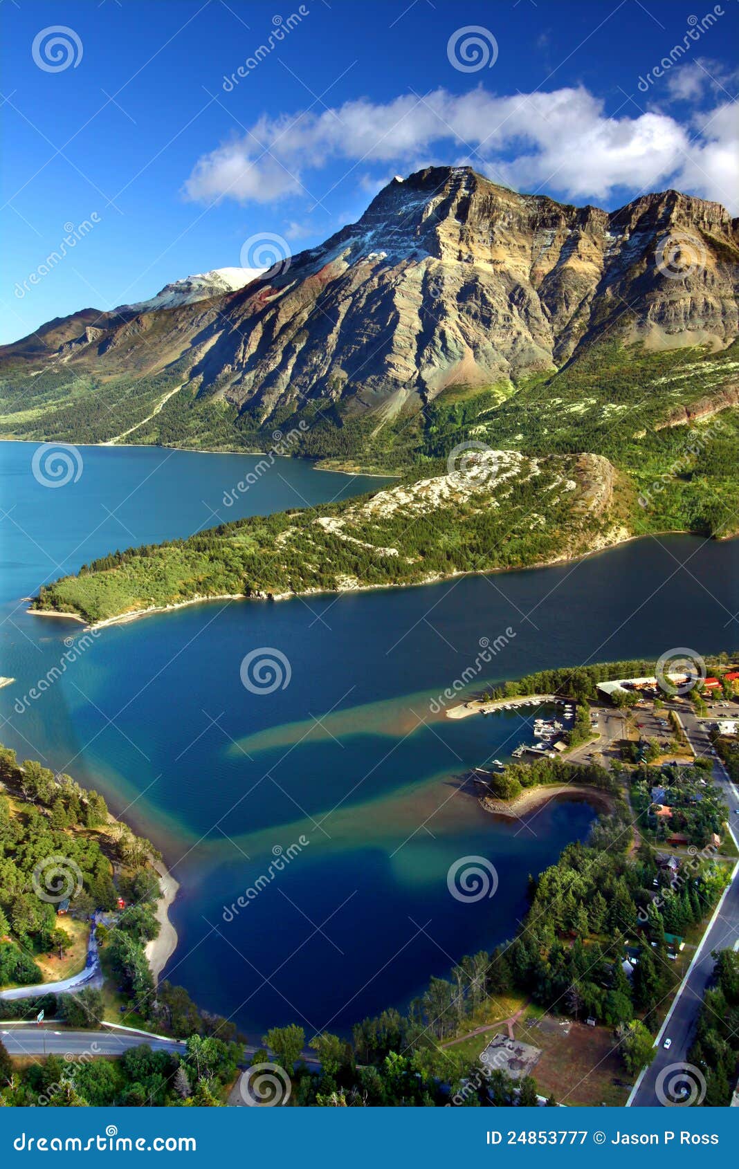 Waterton Lakes National Park Canada Stock Image - Image of outdoors ...
