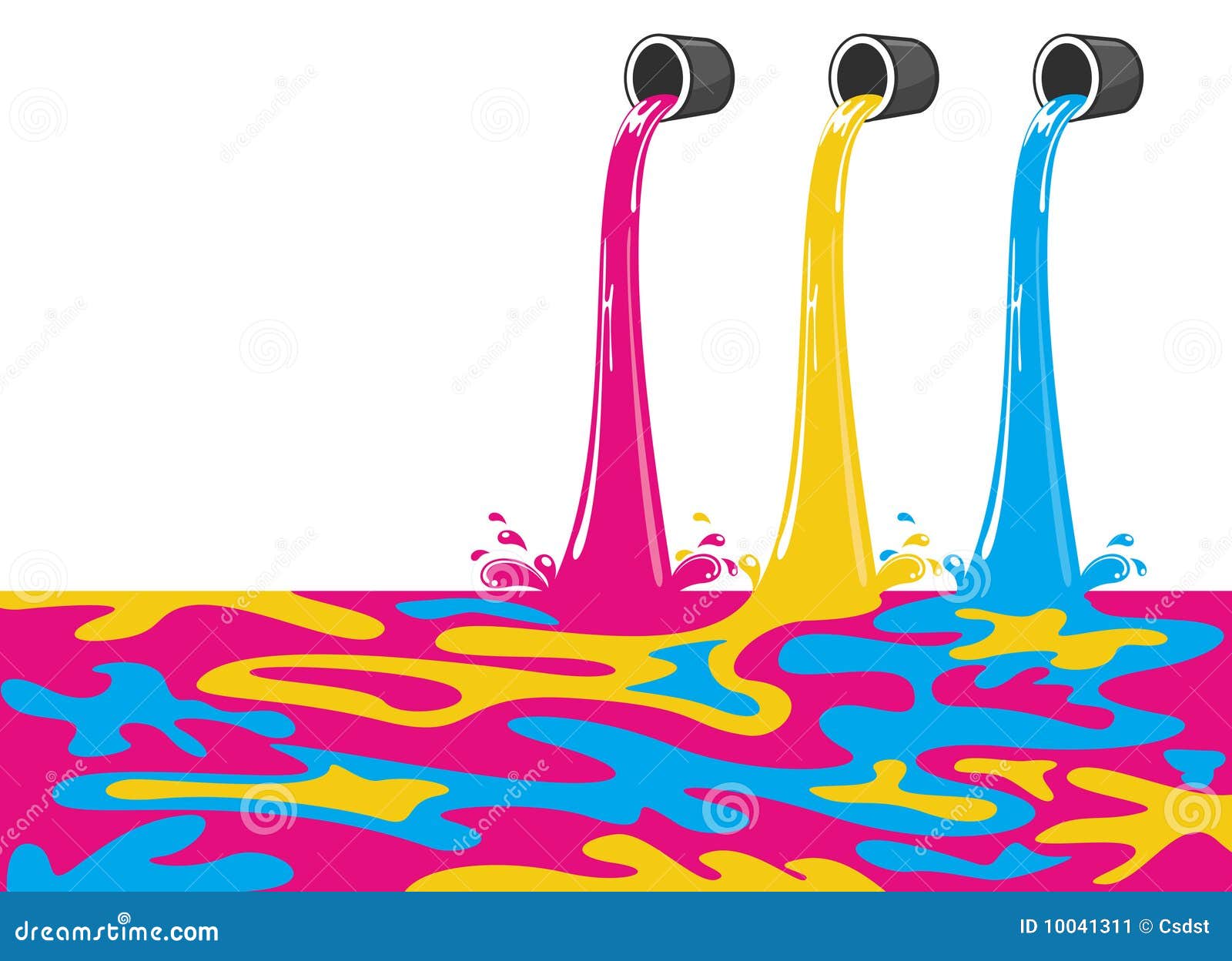 Watervervuiling vector illustratie. Illustration of grappig - 10041311