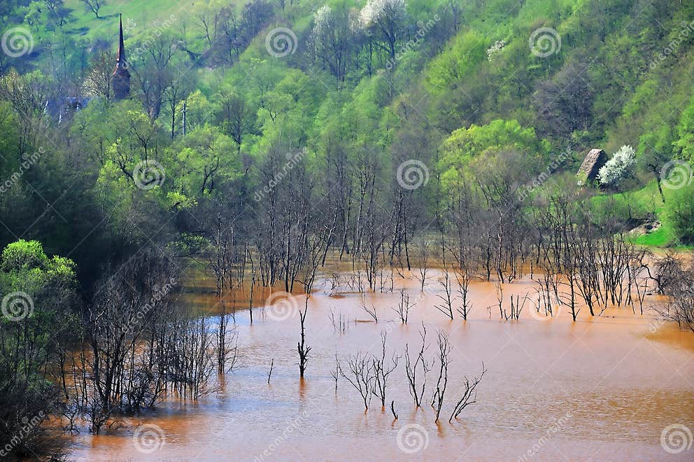 Watervervuiling stock afbeelding. Image of olie, petrochemisch - 9192881