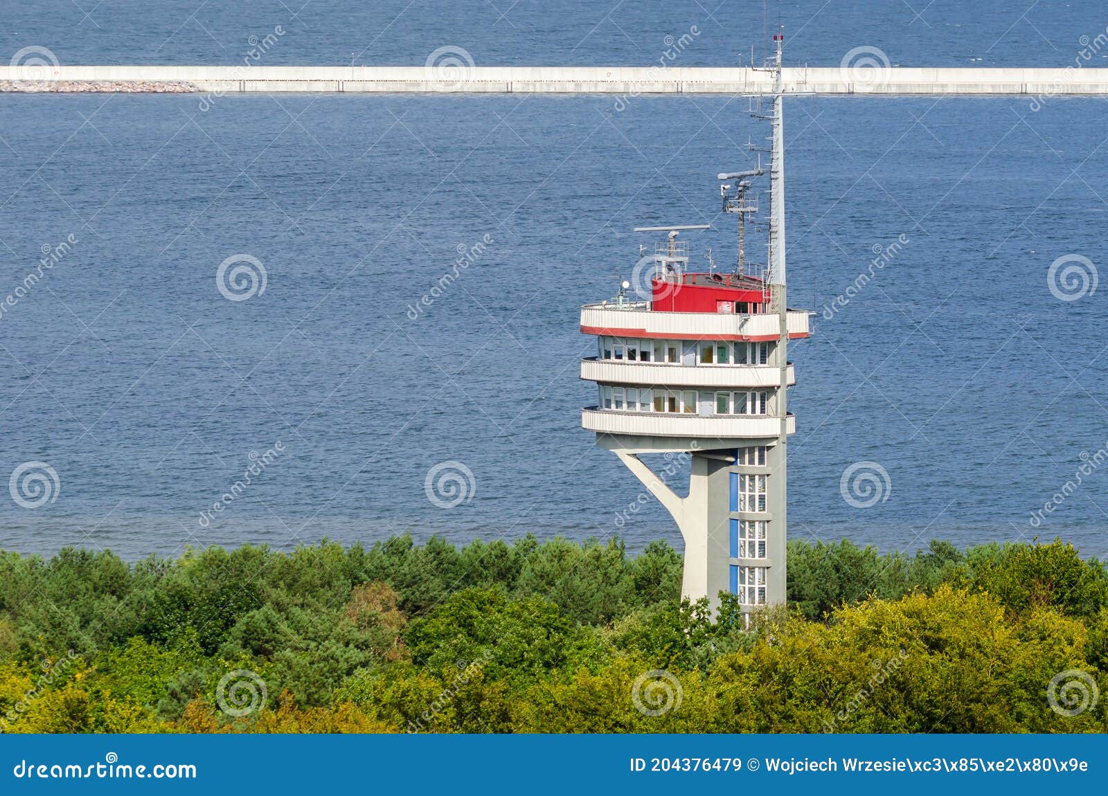 SHIP TRAFFIC CONTROL TOWER stock image. Image of safety - 204376479