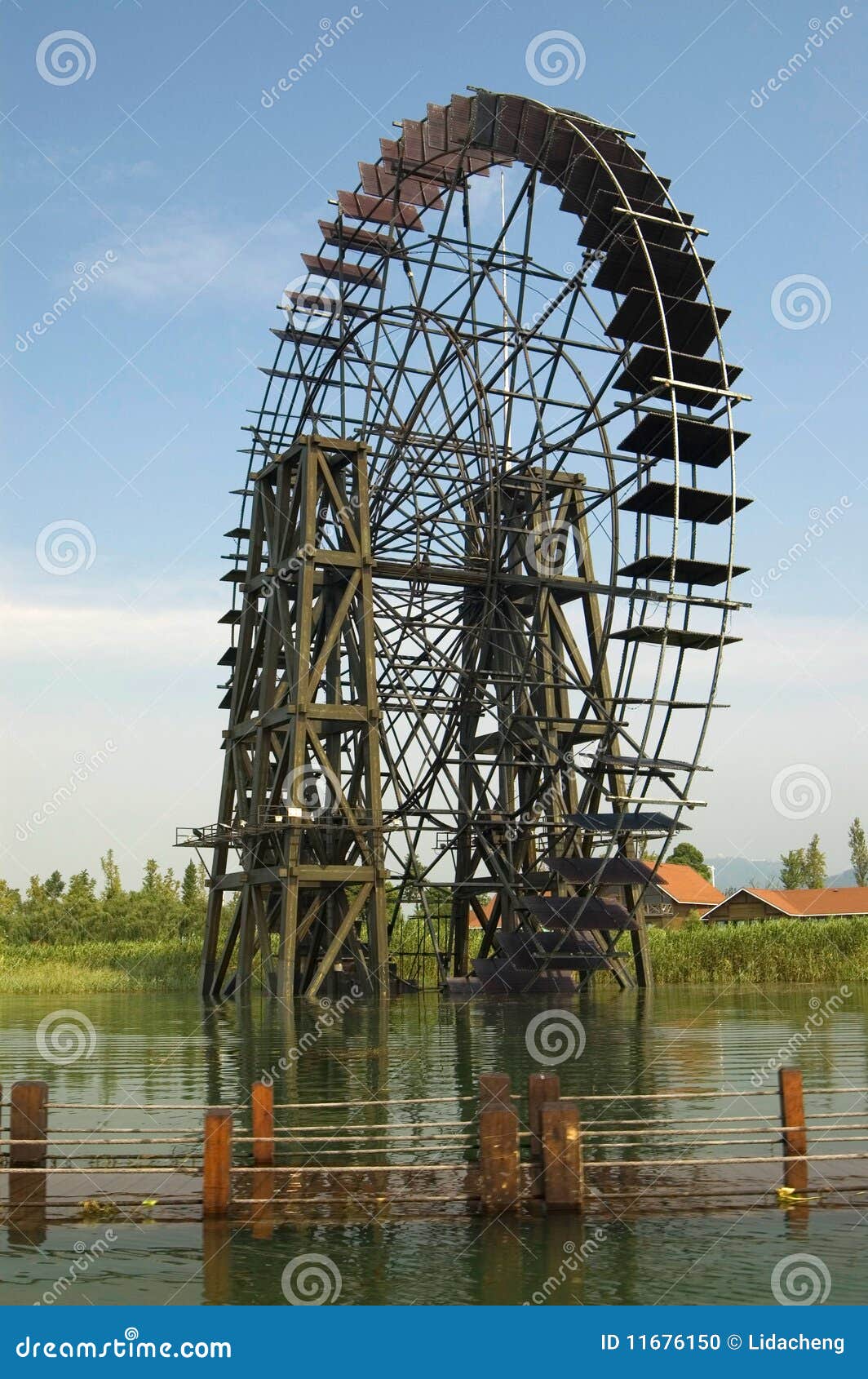 Waterwheel stock photo. Image of irrigation, epuipment - 11676150