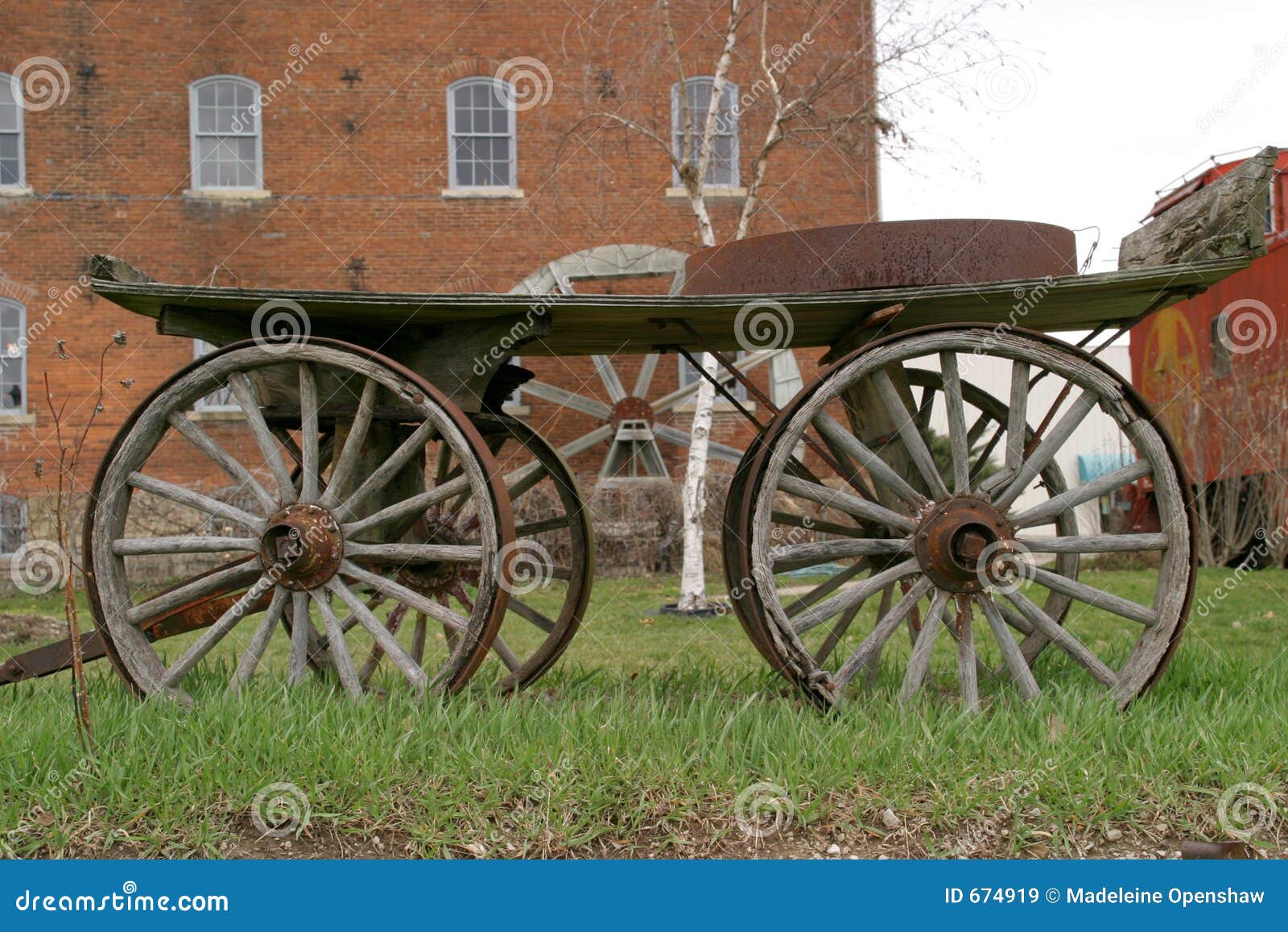 Waterwheel 2 with Front Carriage Stock Image - Image of machinery ...