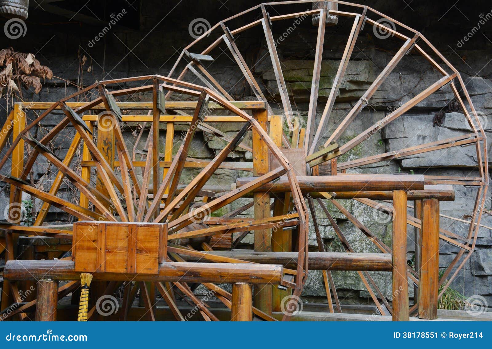 Waterwheel stock image. Image of scenery, traditional - 38178551