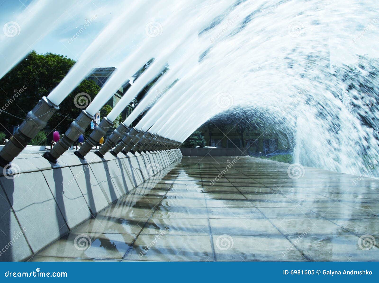 Waterwork stock image. Image of ripple, fountain, drops - 6981605
