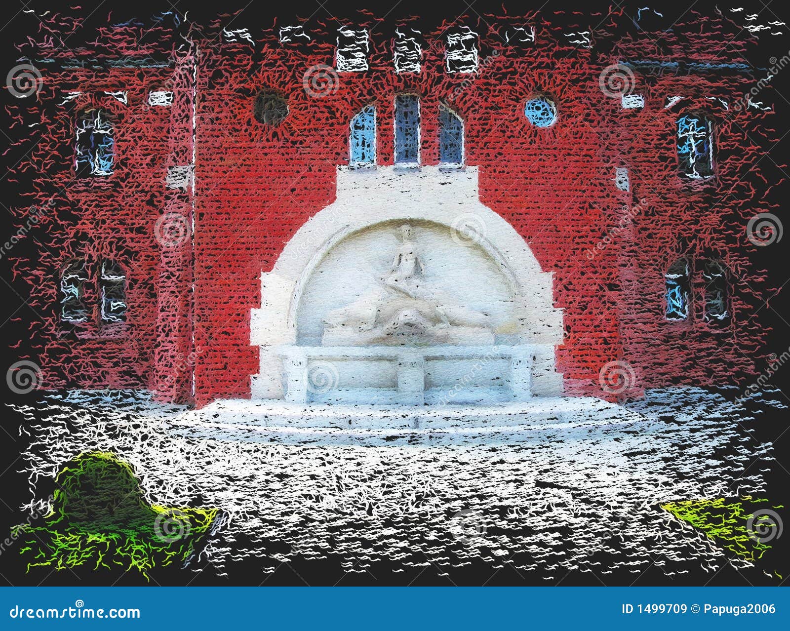 Fountain Waterworks Realistic Transparent Background Vector ...