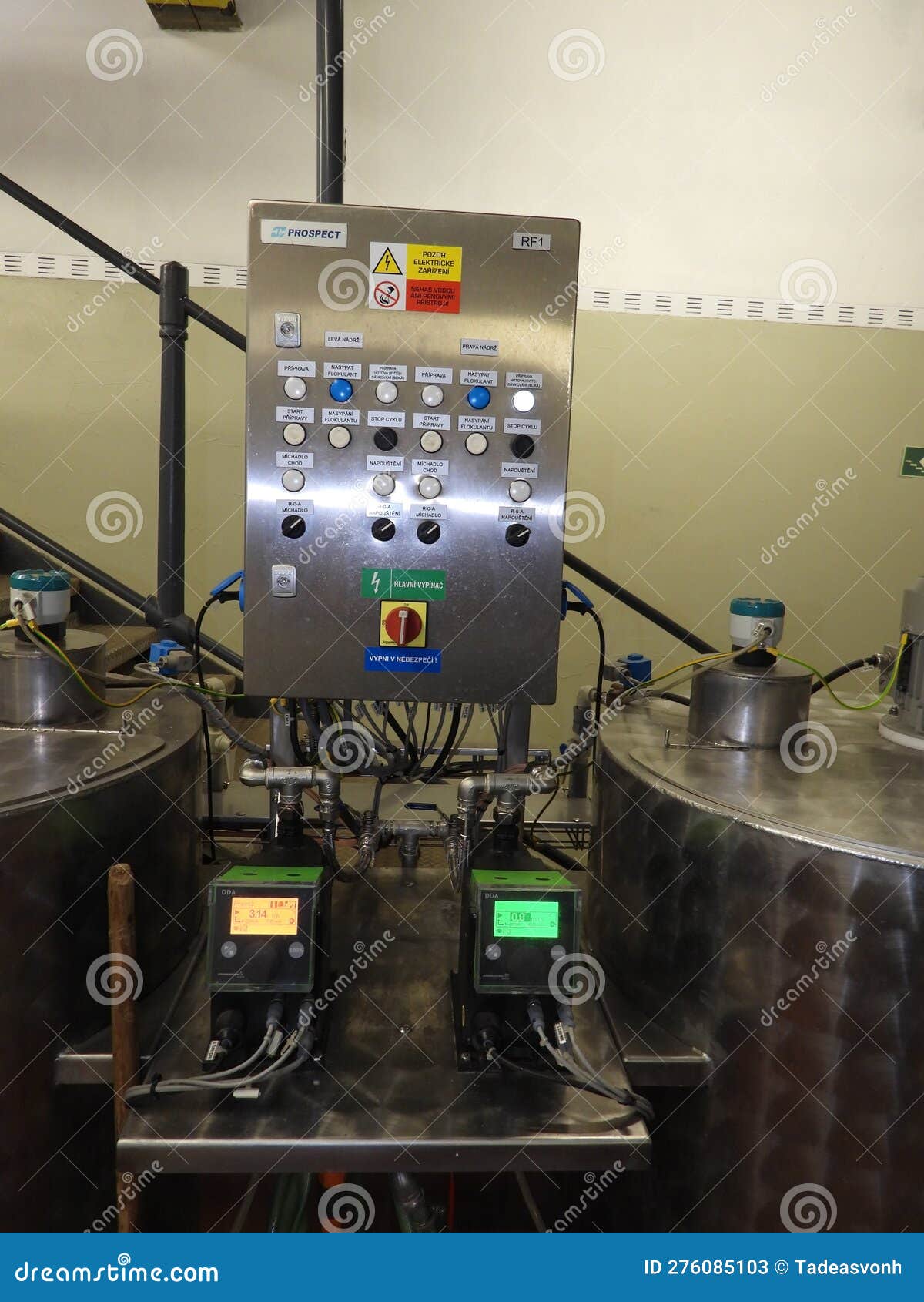 Waterworks Facility Controls 2 Stock Image - Image of system ...