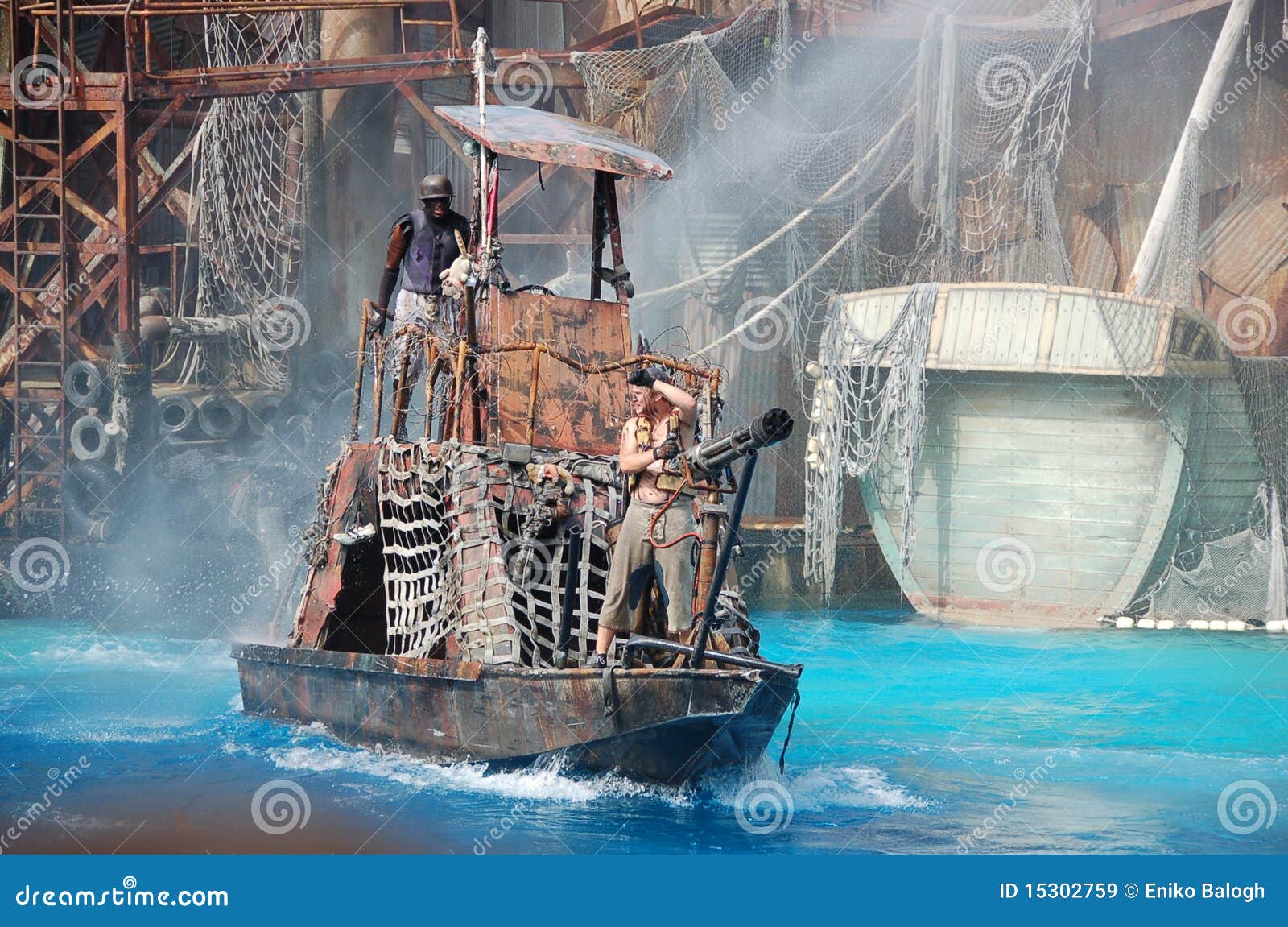 Waterworld editorial stock image. Image of show, people - 15302759