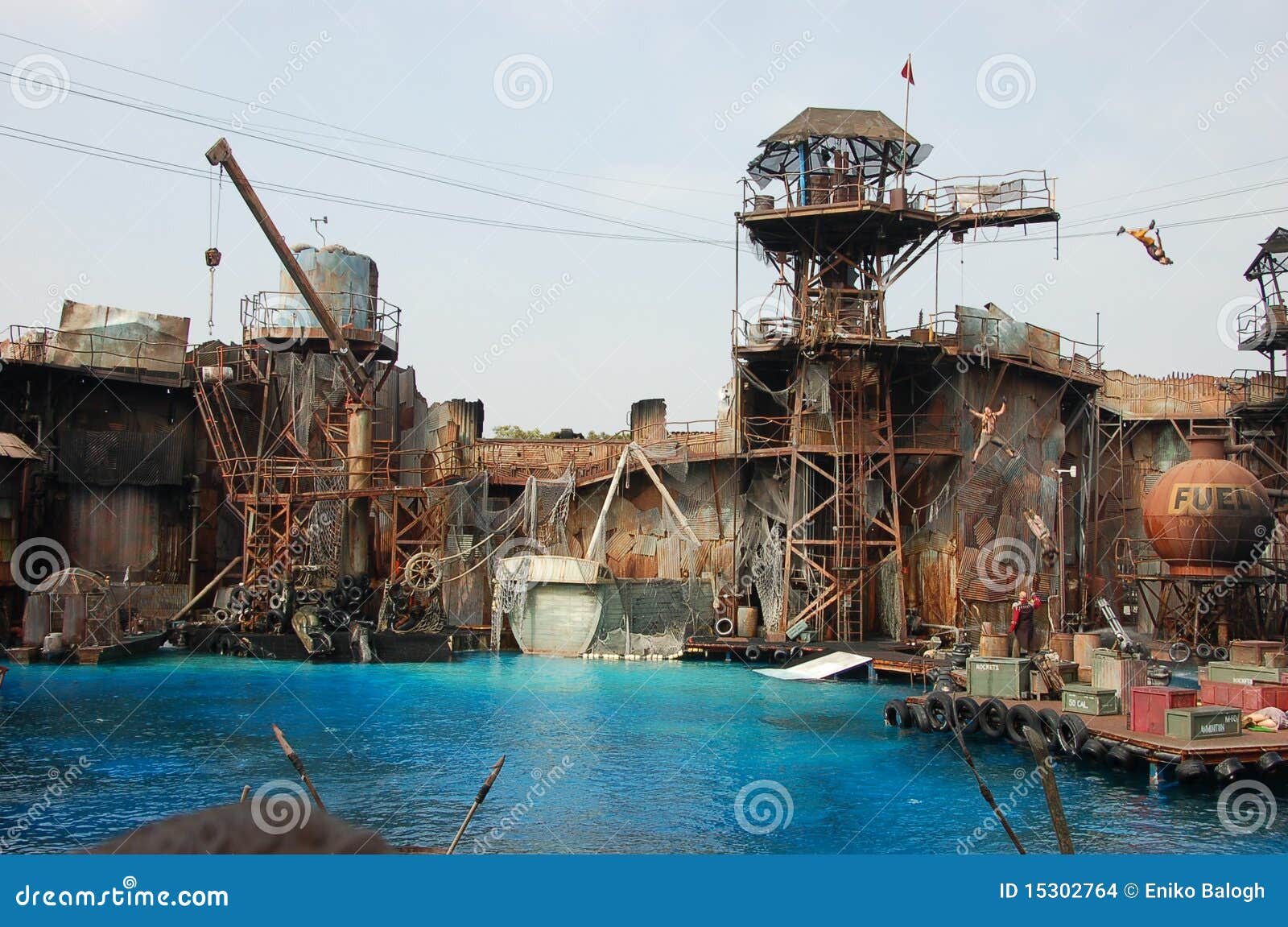 Waterworld editorial stock image. Image of people, scary - 15302764