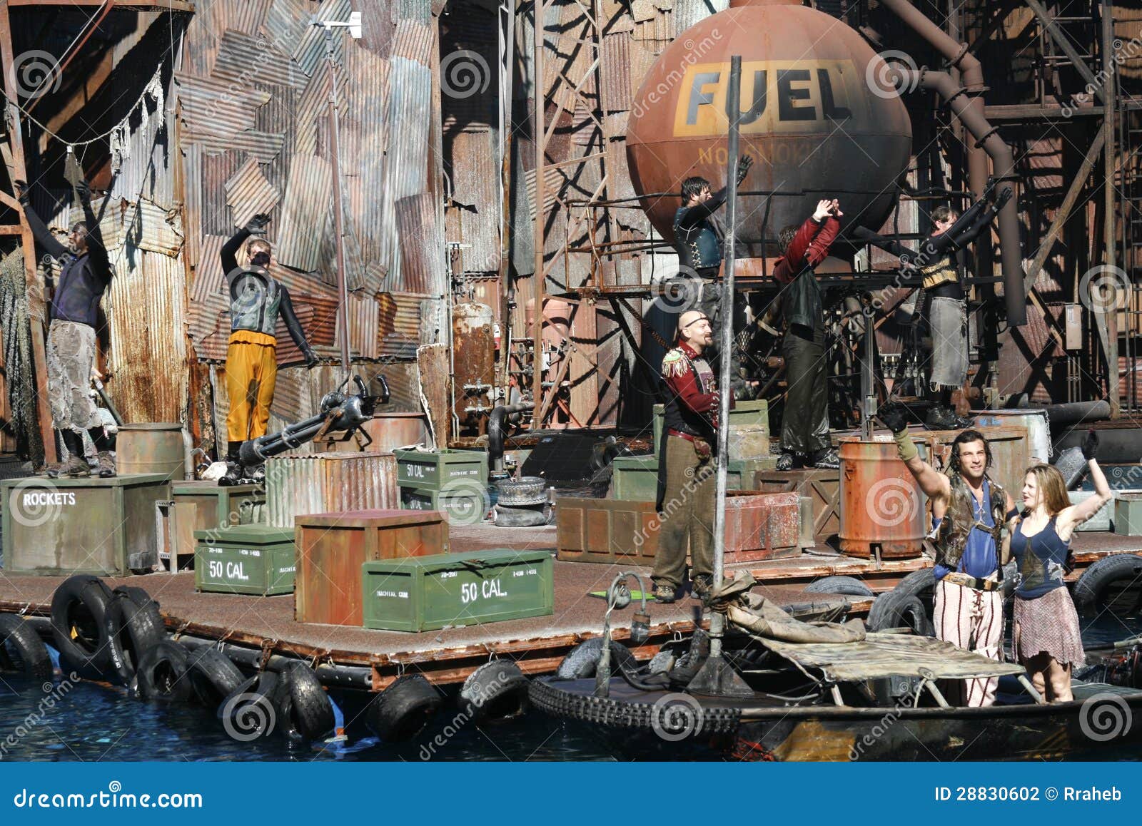 Waterworld Show Bei Universal Studios Redaktionelles Stockfotografie ...