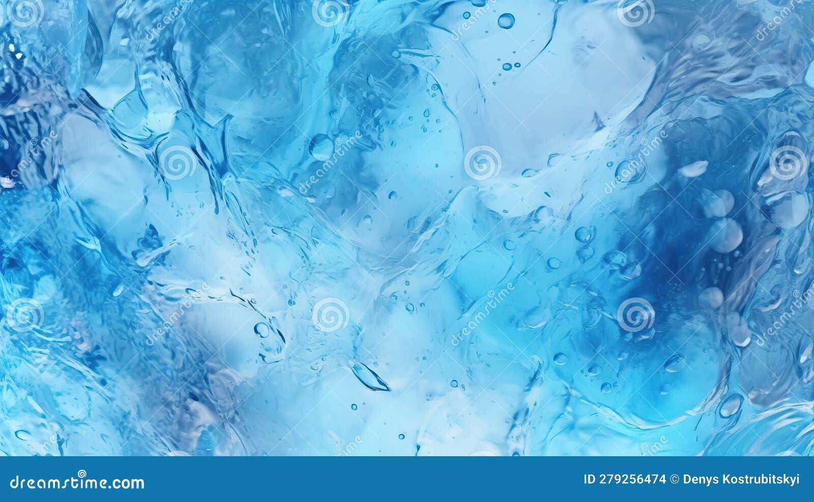 Watery Abstract Patterns. Generative AI Stock Illustration ...