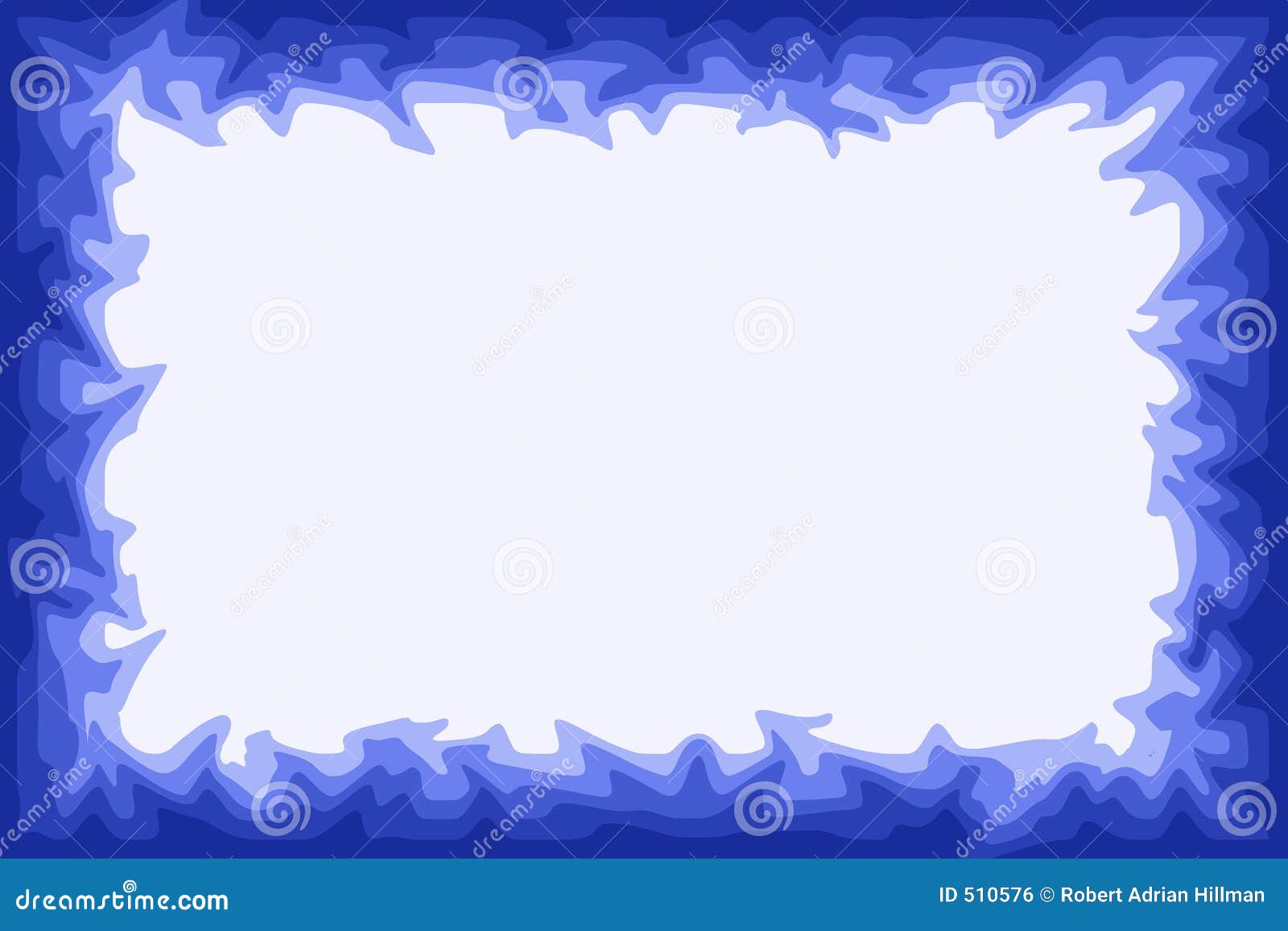Watery border stock illustration. Illustration of uneven - 510576