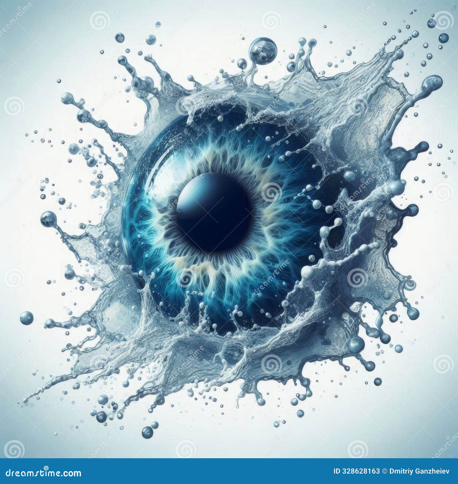 Watery Perception stock illustration. Illustration of insight - 328628163