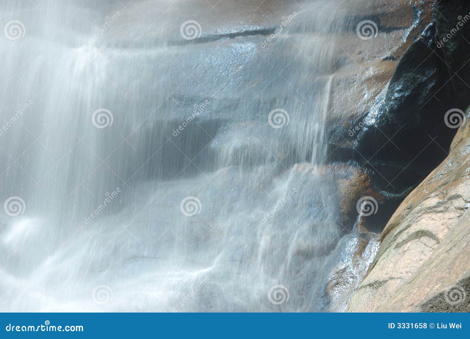 Watherfall stock photo. Image of pure, lacy, stream, misty - 3331658