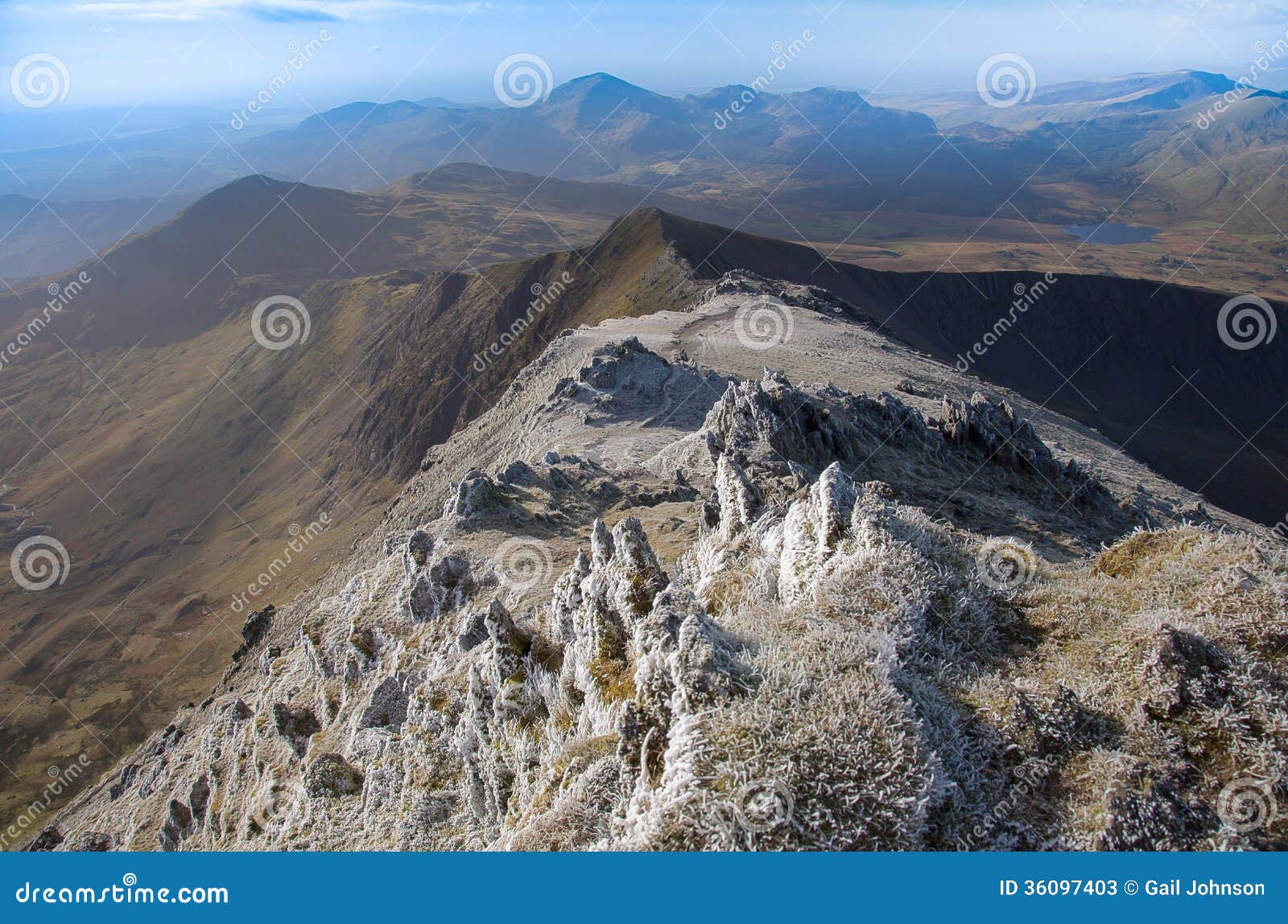 Watkins Path stock image. Image of hoar, frost, watkins - 36097403