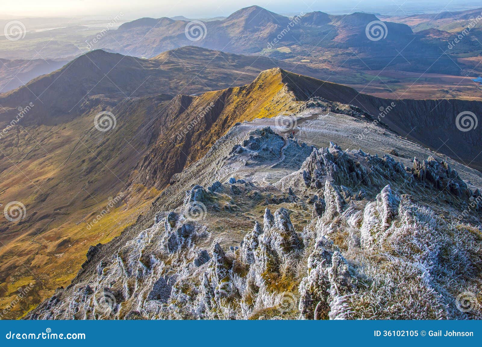 Watkins Path stock image. Image of frosty, view, autumn - 36102105