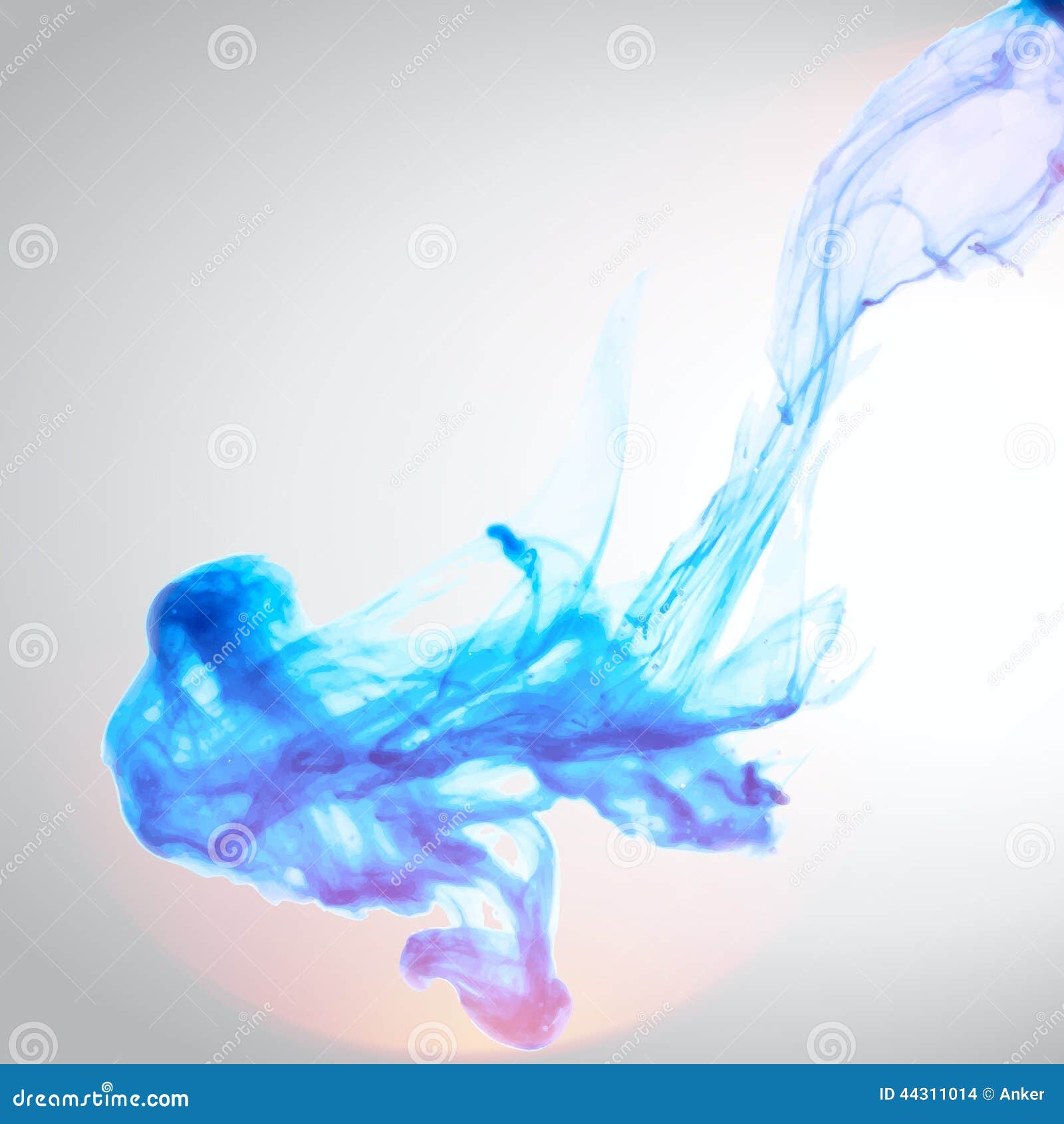 Watrecolor Swirling in Water. Stock Vector - Illustration of swirl ...