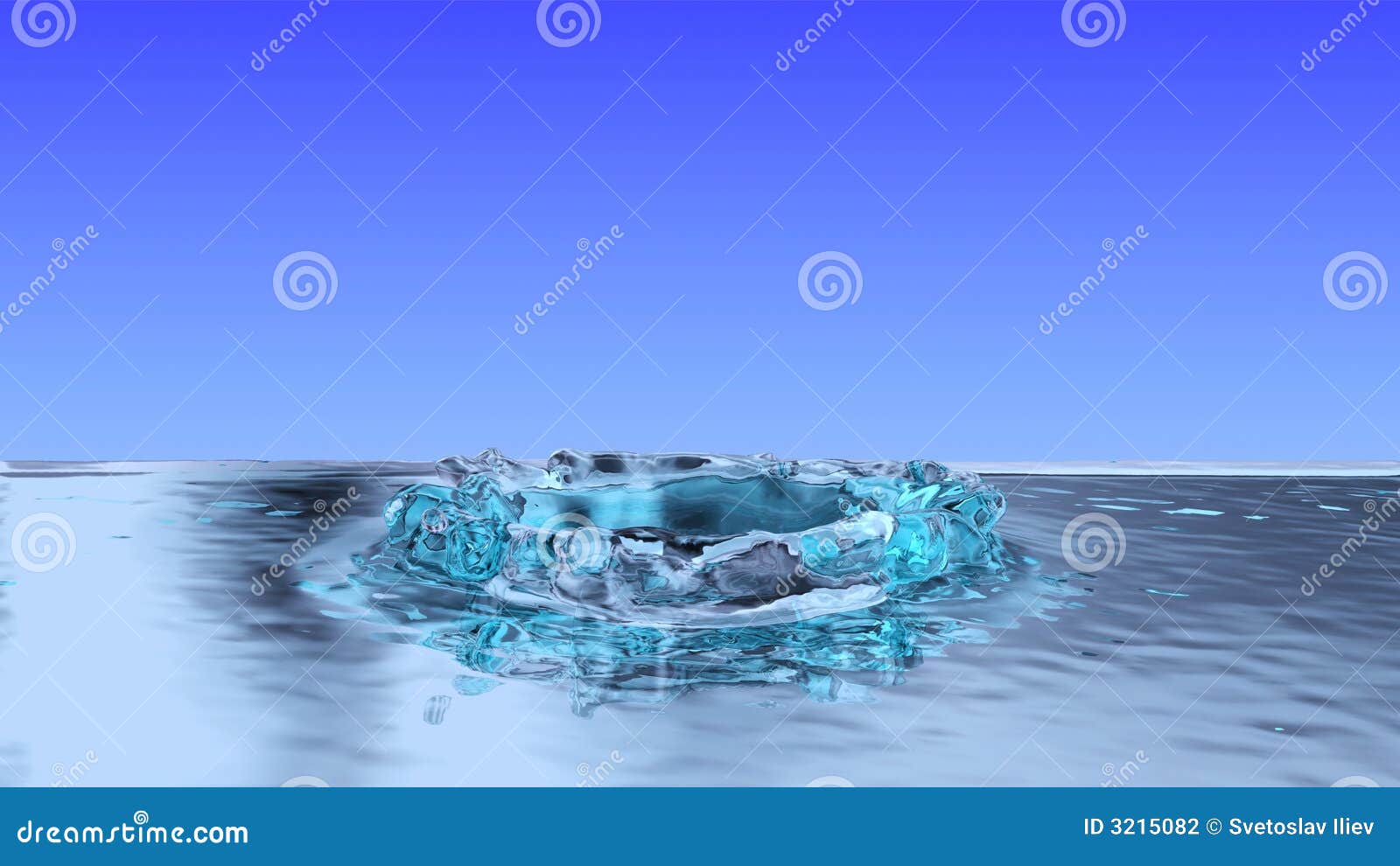 Watter splash stock illustration. Illustration of nature - 3215082