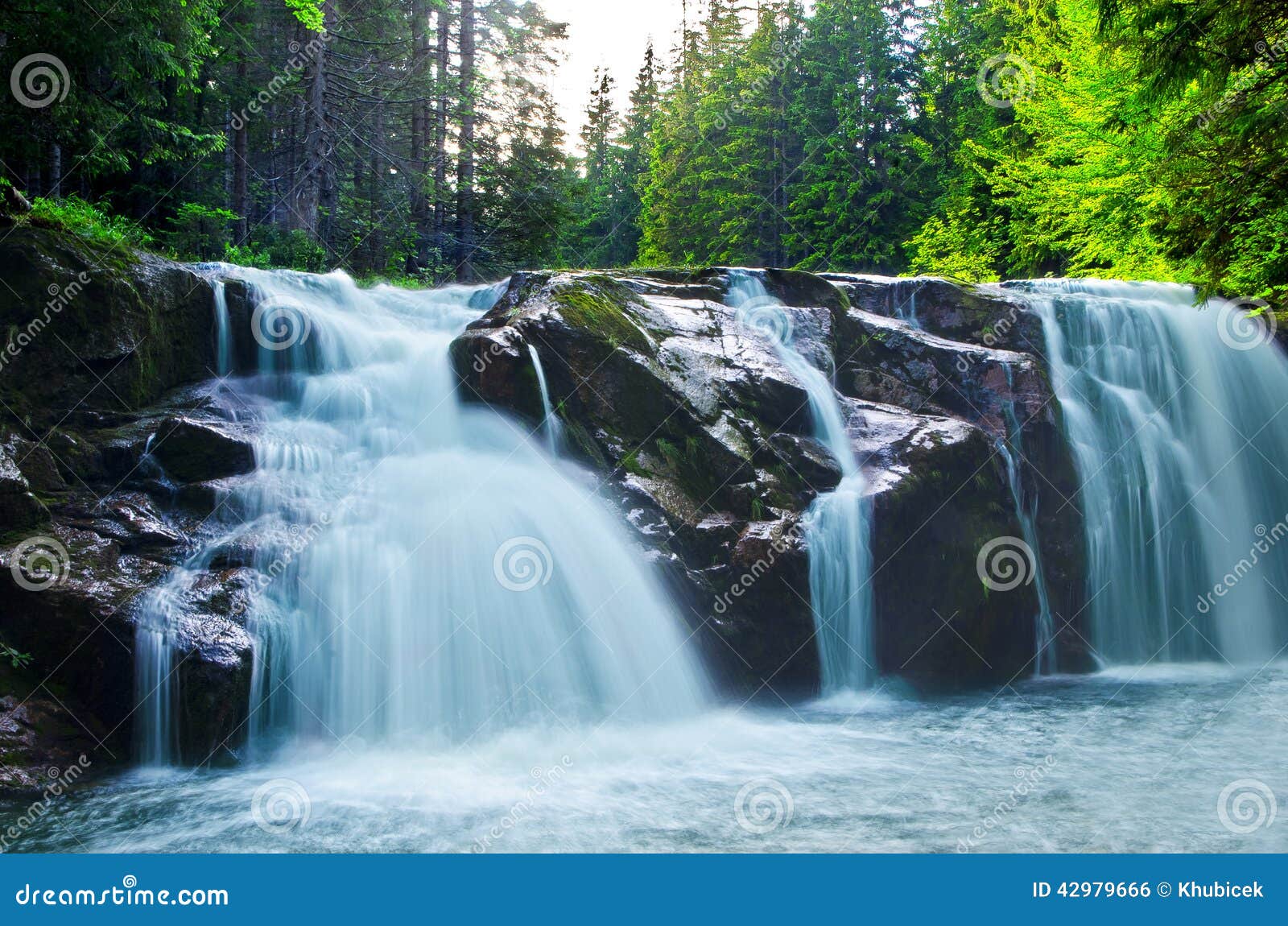 Watterfall stock photo. Image of cascade, outdoor, ecology - 42979666