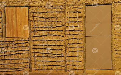 Wattle-and-Daub Construction Details Stock Image - Image of daubed ...