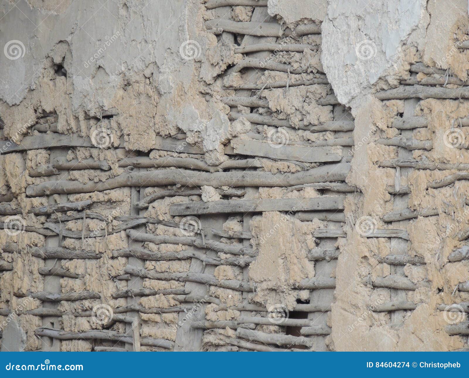 Wattle And Daub Wall Texture Royalty-Free Stock Photo | CartoonDealer ...