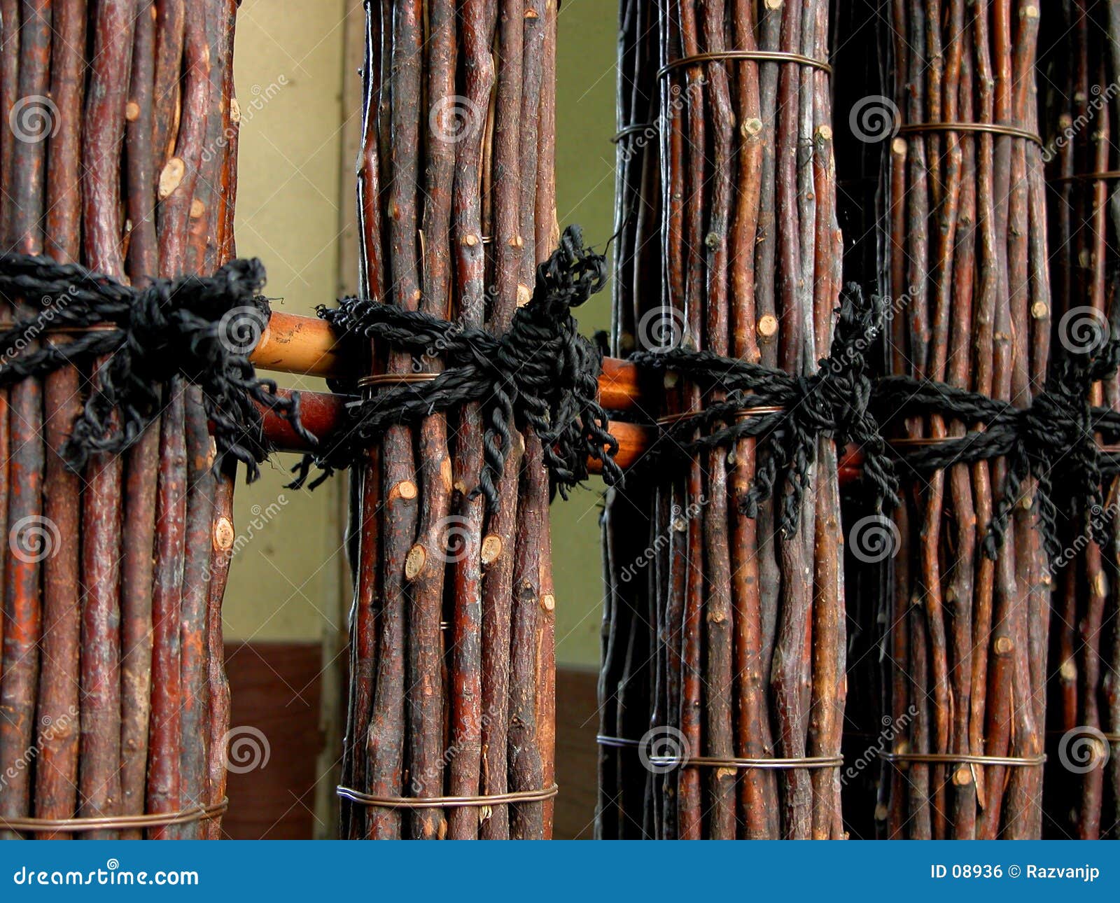 Wattle fence stock photo. Image of twigs, japan, brown, wattle - 8936