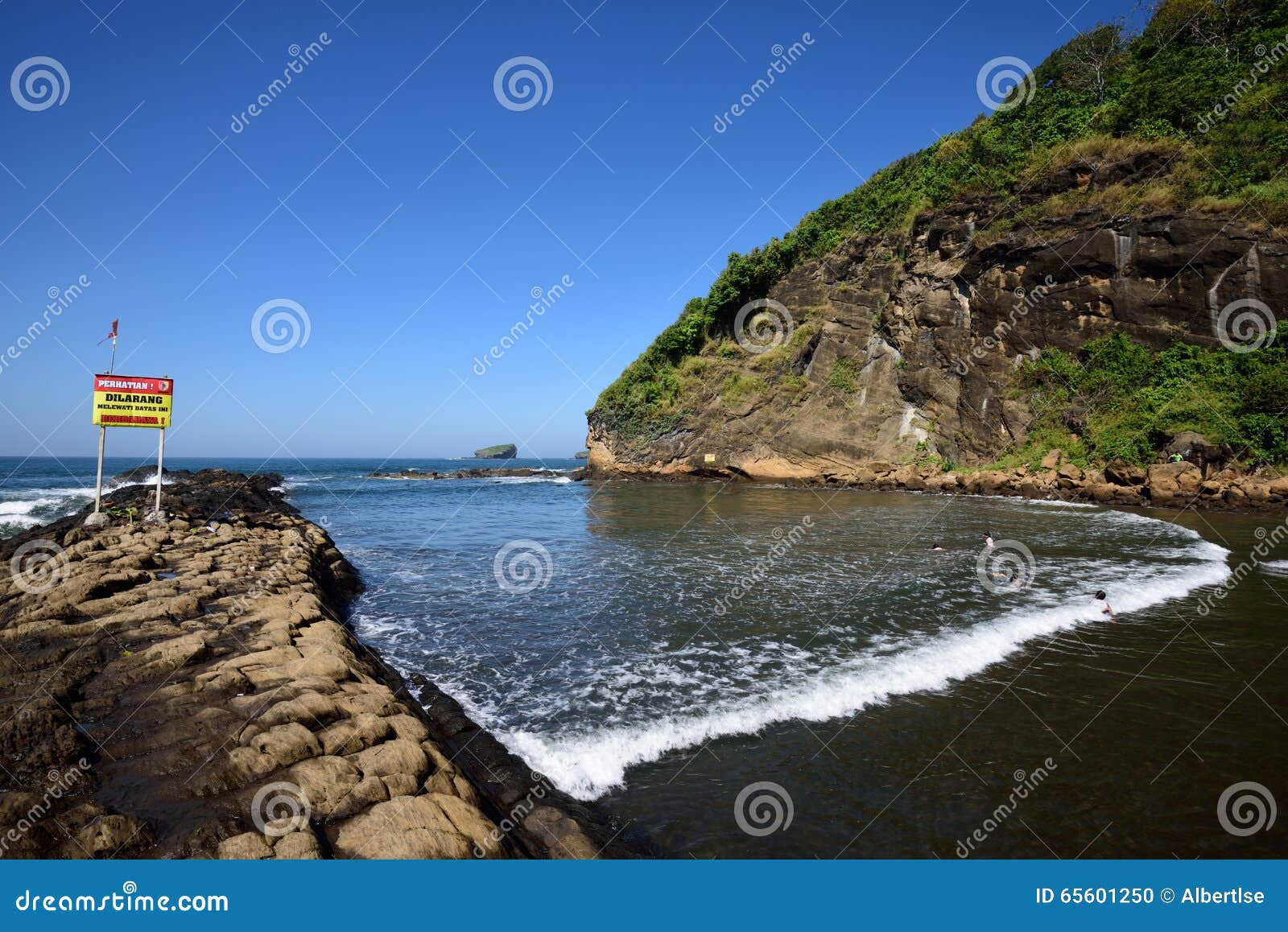 Watu Ulo, Indonesia stock photo. Image of watu, beach - 65601250